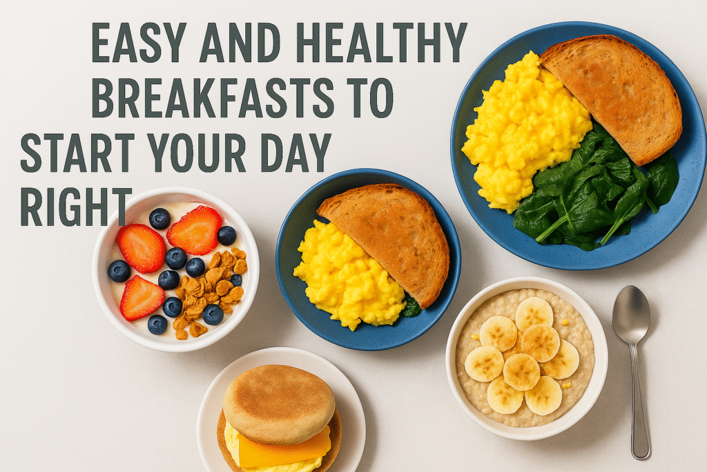 Easy and Healthy Breakfasts to Start Your Day Right