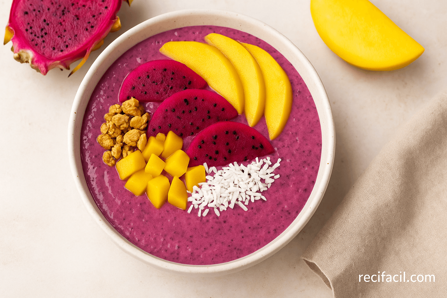 Tropical Dragon Fruit Chia Bowl – The 2025 Summer Breakfast Craze ...