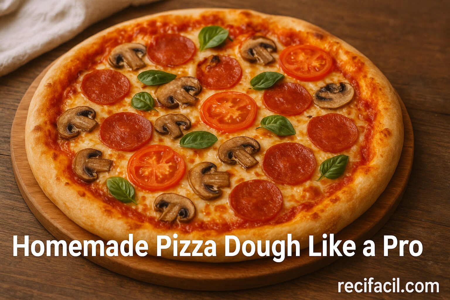 5 Easy Steps to Make Homemade Pizza Dough Like a Pro - Recifacil: Quick ...